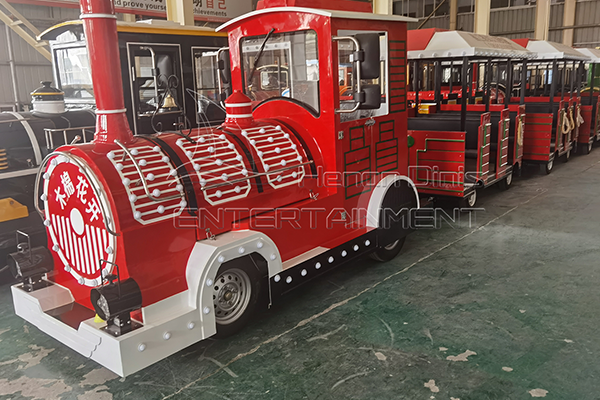 El Encanto del Tren Turístico Eléctrico para 27 Pasajeros en Parques de ...